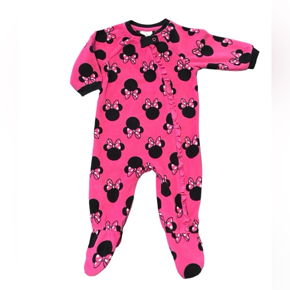 Disney | Pajamas | Disney Store Minnie Mouse Fleece Pajamas 92 Months ...